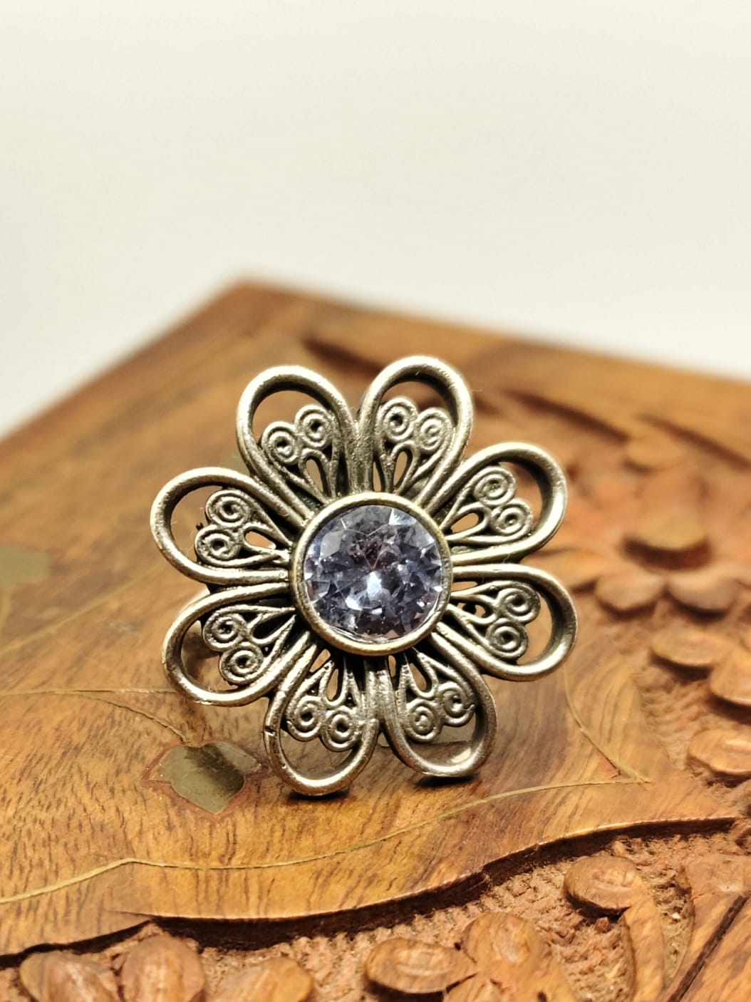 Siyal Antique Finish Rings Collection from House of Mrigaya by Nandini